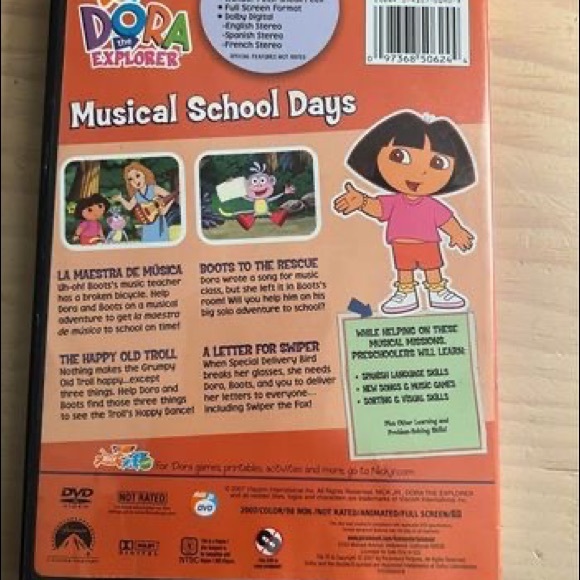 Nickelodeon | Media | Dora The Explorer Dvd Musical School Days | Poshmark